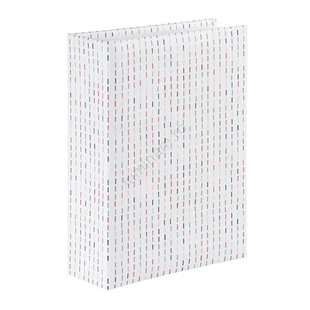 Album foto 13x16,5 cm 100 de pagini alb/colorat Hama | Luminam