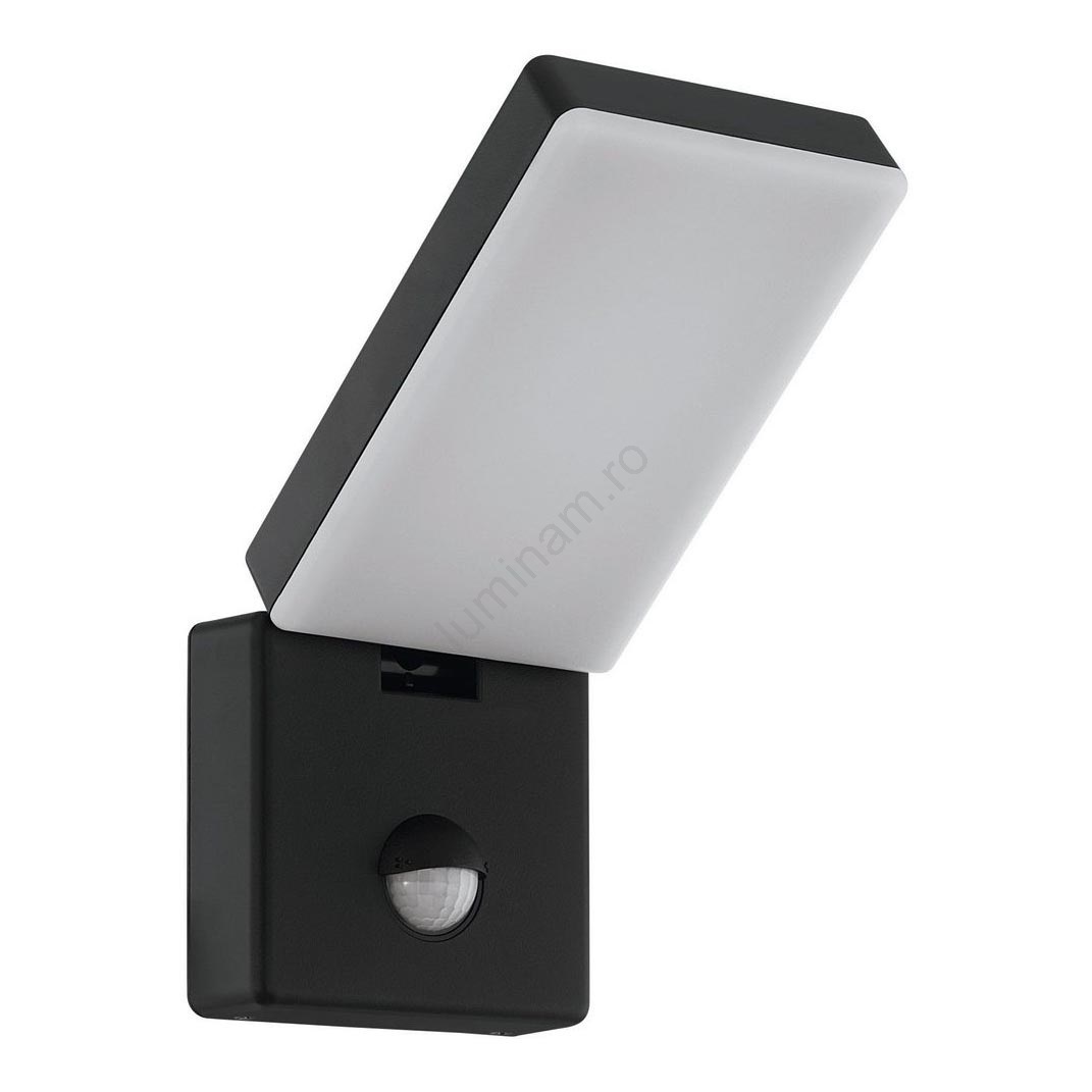 Aplică LED de exterior cu senzor LED/10W/230V IP44 Eglo 75552 | Luminam