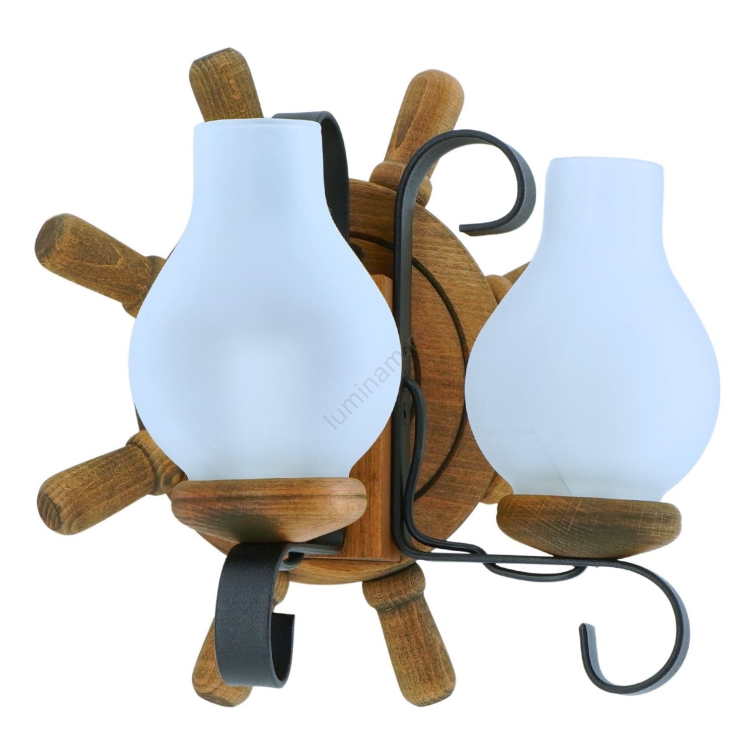 Aplică TIMONA 2xE14/40W/230V fag – certificat FSC | Luminam