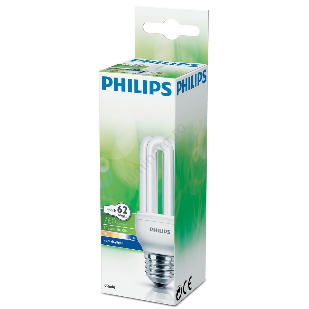 Bec economic Philips E27/14W/230V 6500K | Luminam