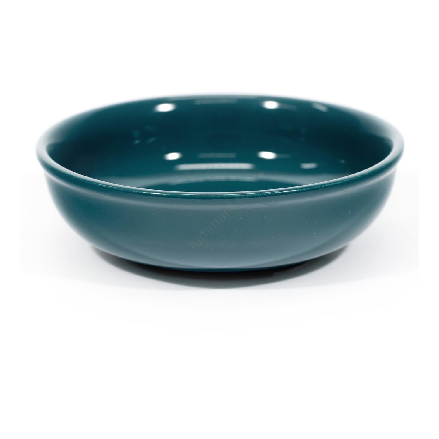 Bol ceramic pentru compot 13 cm, verde închis | Luminam