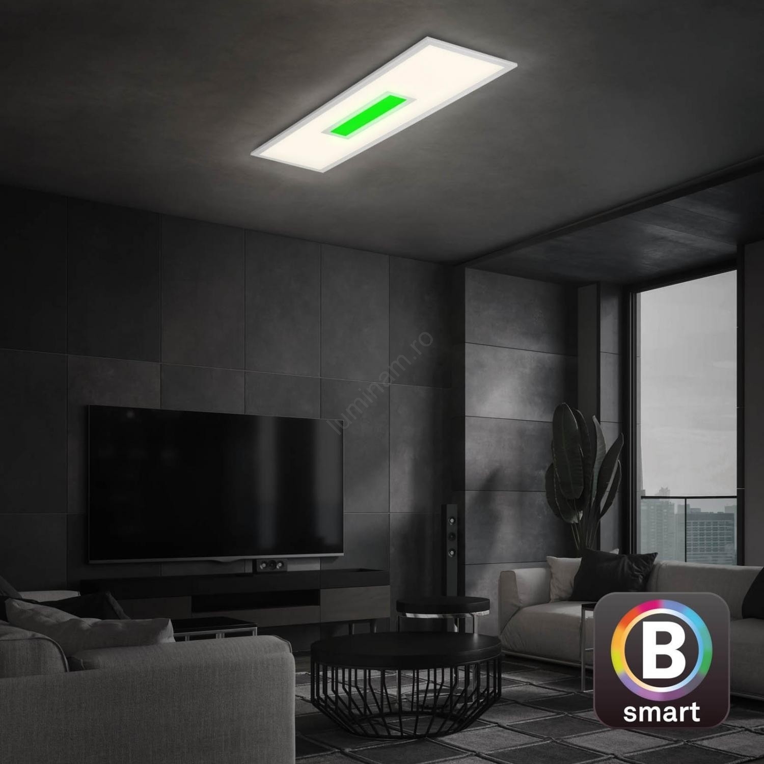 Brilo-LED RGB panou LED CENTRO 28W 230V Wi-Fi Tuya + telecomandă | Luminam