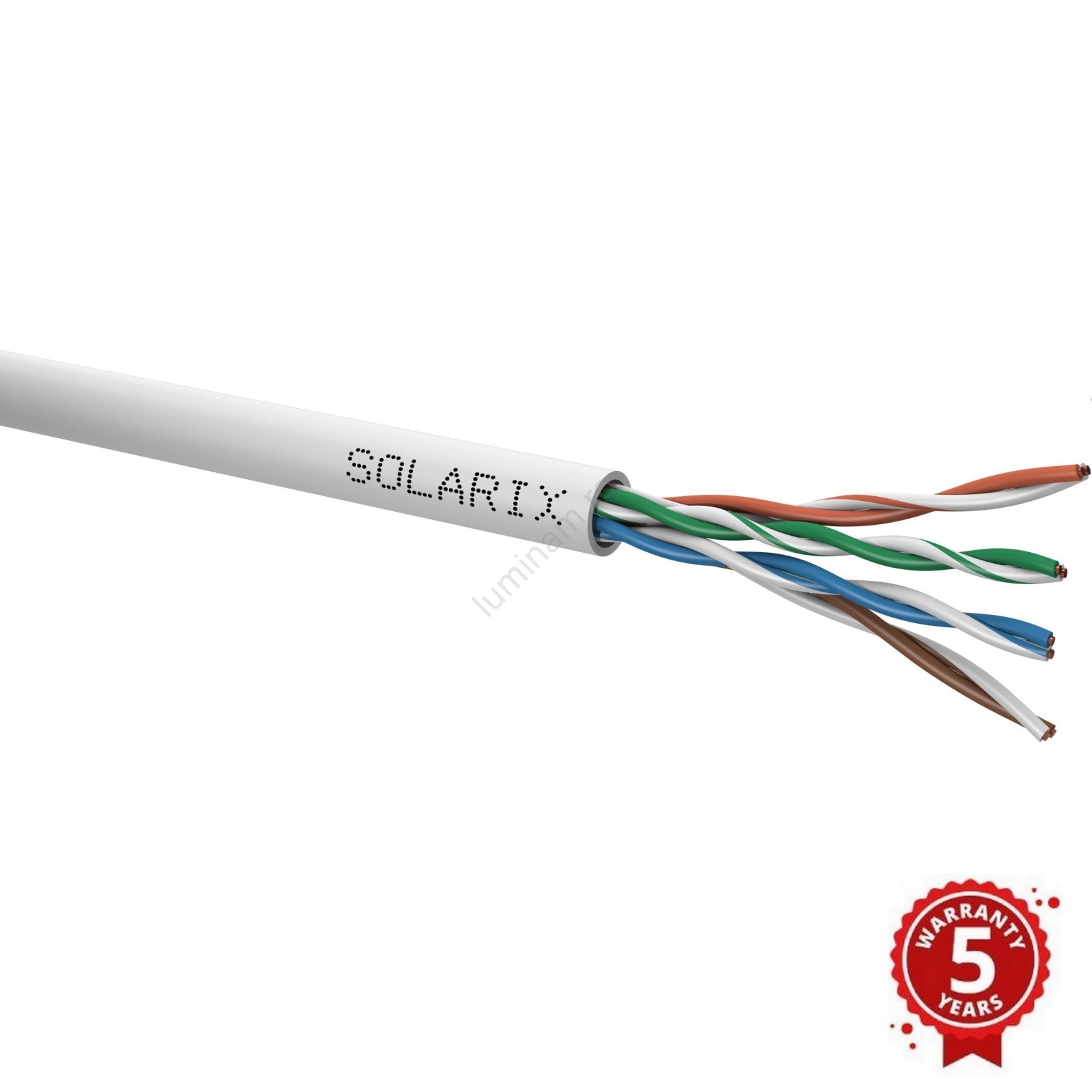Cablu de instalare Solarix 27655141 CAT5E UTP PVC Eca 305m/cutie | Luminam