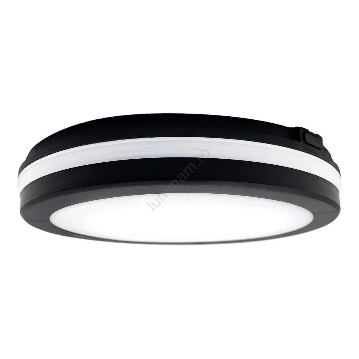 Corp de iluminat LED pentru baie COMET LED/15W/230V IP54 d. 20 cm negru ...