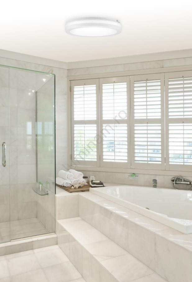 Corp de iluminat LED pentru baie COMET LED/24W/230V IP54 d. 30 cm alb ...