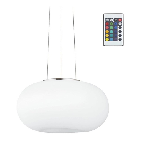 Eglo 75354 - LED RGB Lustră OPTICA-C 2xE27/7,5W/230V | Luminam