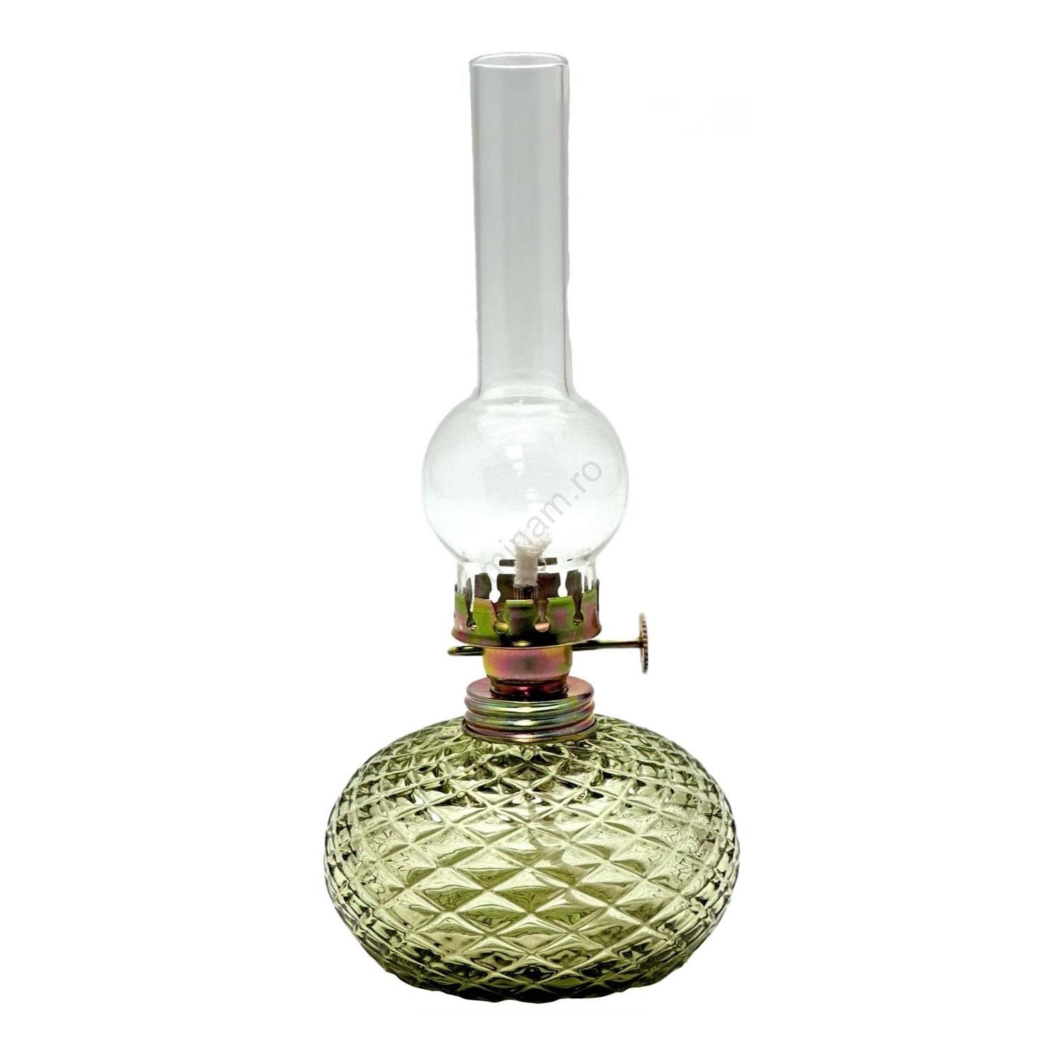 Lampă cu gaz lampant Eliška 20 cm verde | Luminam