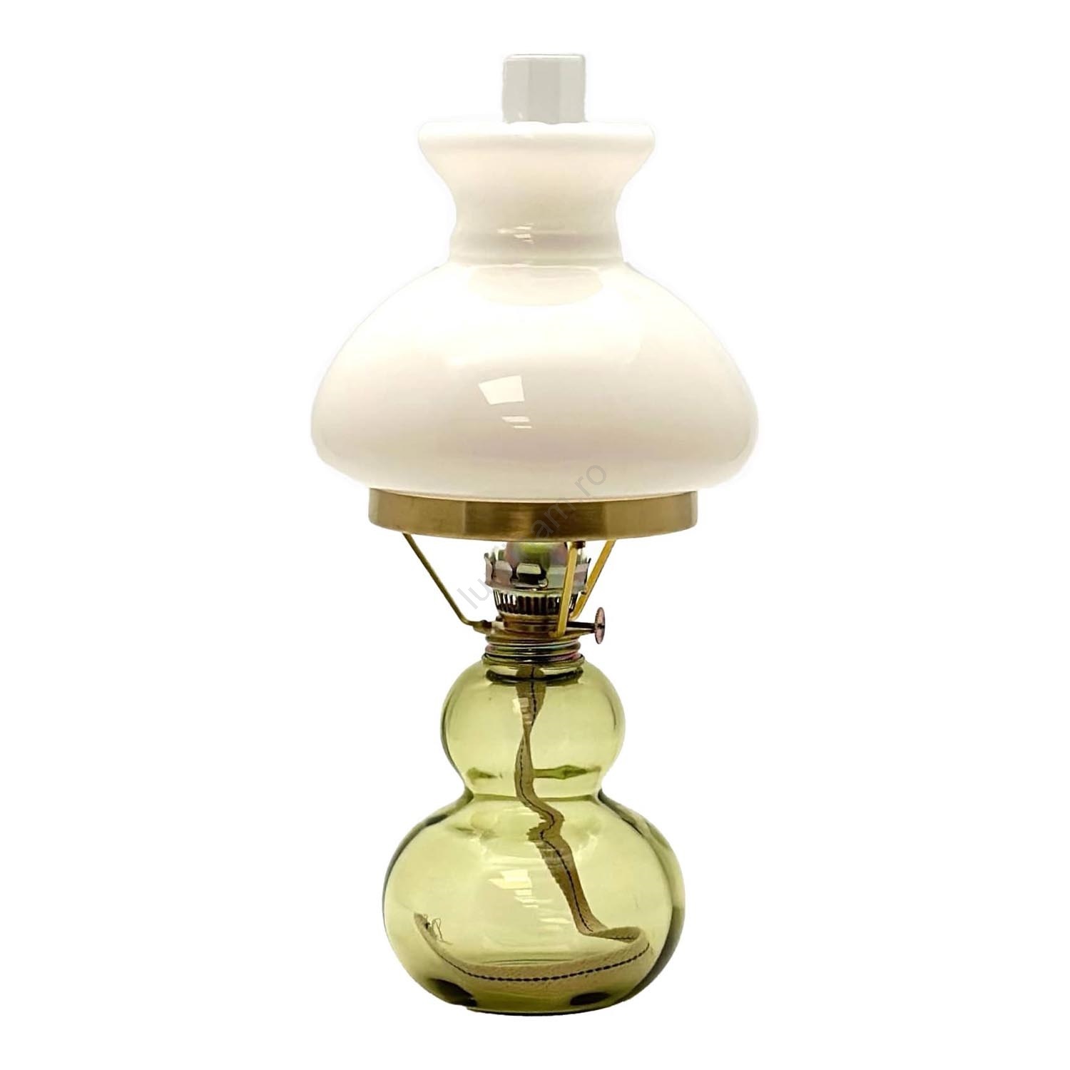Lampă cu gaz lampant ZUZANA 43 cm verde-pădure | Luminam
