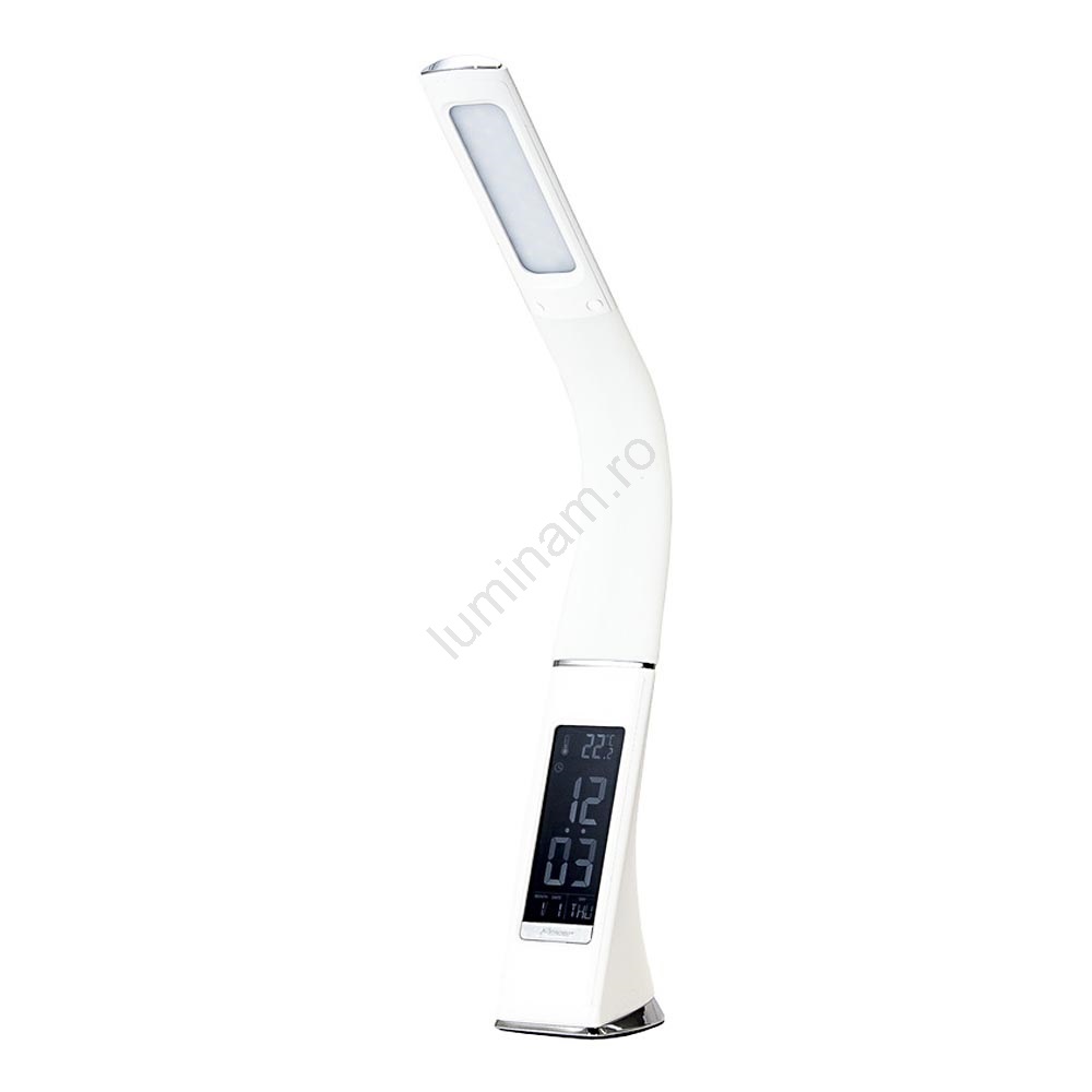 Immax 08933L - Lampa de masa LEATHER LED/5W/230V alb | Luminam