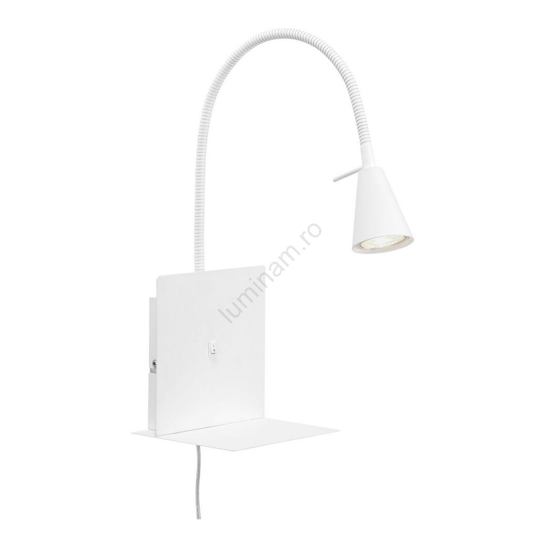 Lampă LED de perete cu raft COMFORT LIGHT 1xGU10/5W/230V Briloner 2083 ...