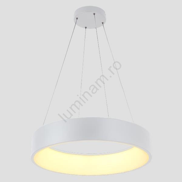 Lustră LED pe cablu LED/30W/230V 3000K d. 45 cm alb | Luminam