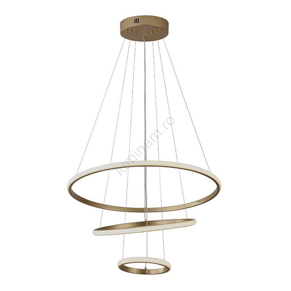 Lustră LED pe cablu LED/32W/230V 3000K auriu | Luminam