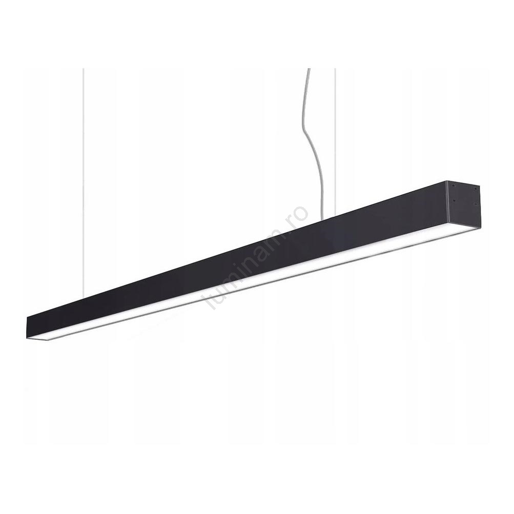 Lustră LED pe cablu LED/40W/230V 120cm neagră | Luminam
