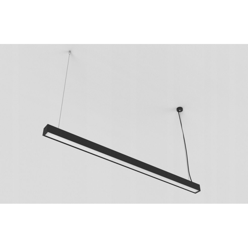Lustră LED pe cablu LED/40W/230V 120cm neagră | Luminam