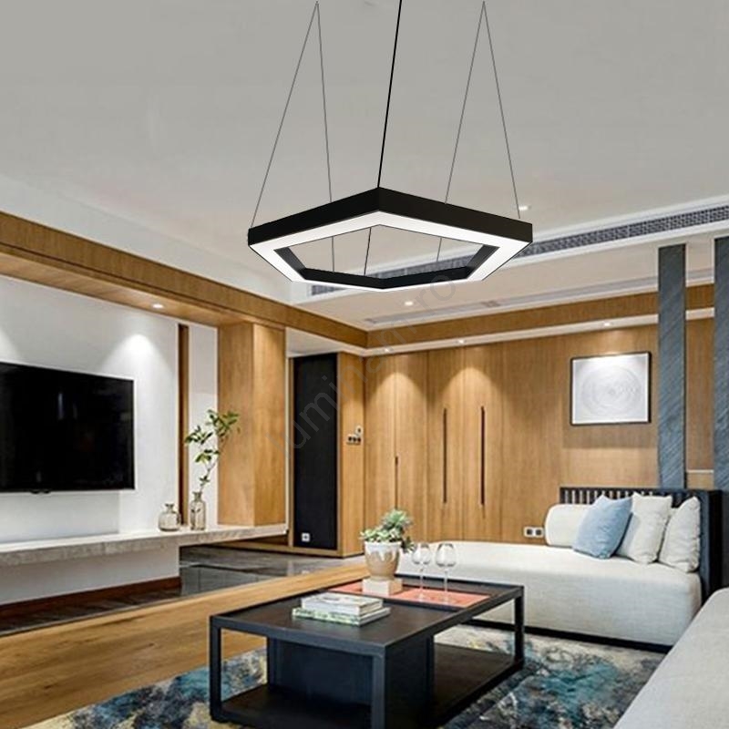 Lustră LED pe cablu LED/50W/230V 4000K d. 100 cm | Luminam