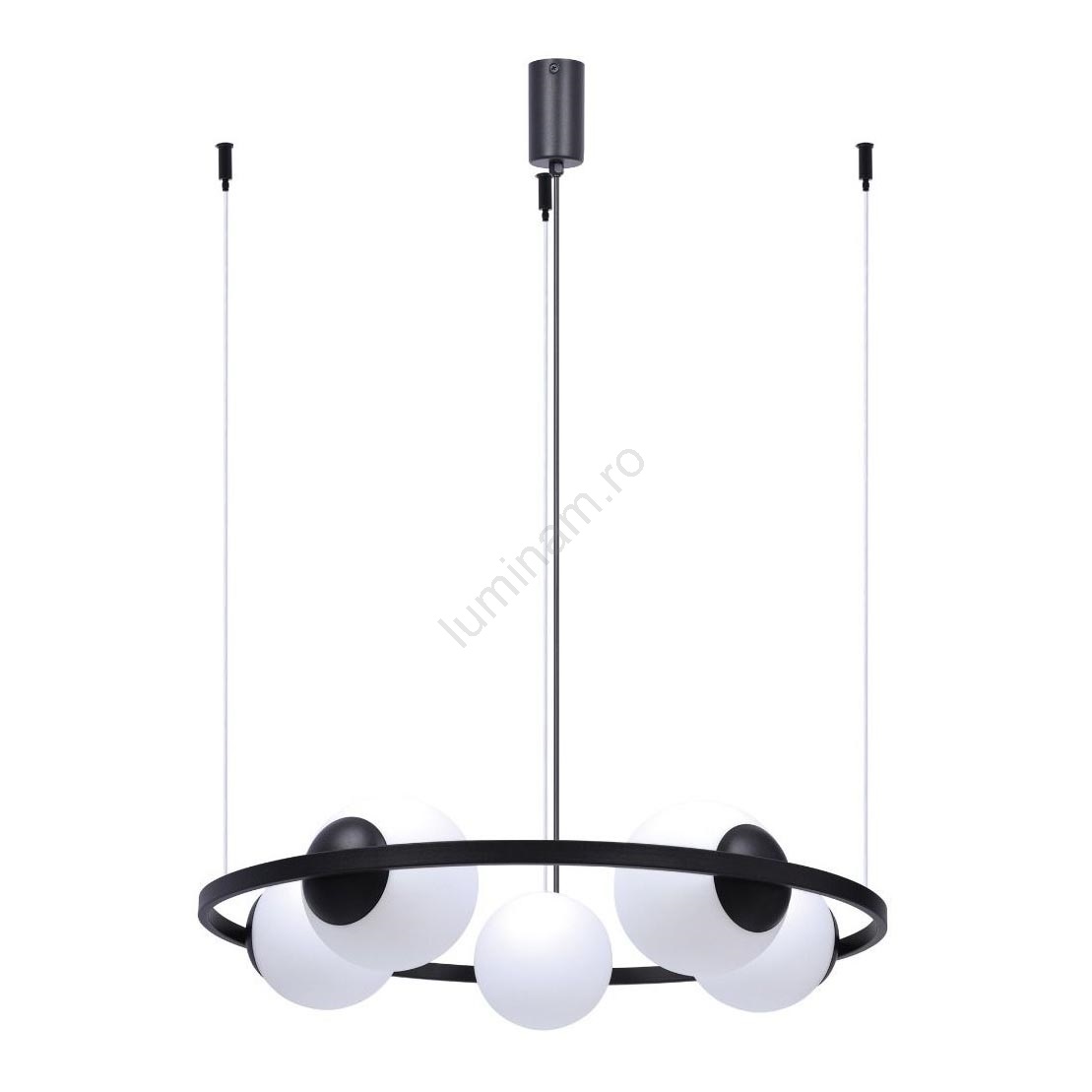 Lustră pe cablu ORBIT 5xE27/40W/230V negru Zuma Line 5011 | Luminam