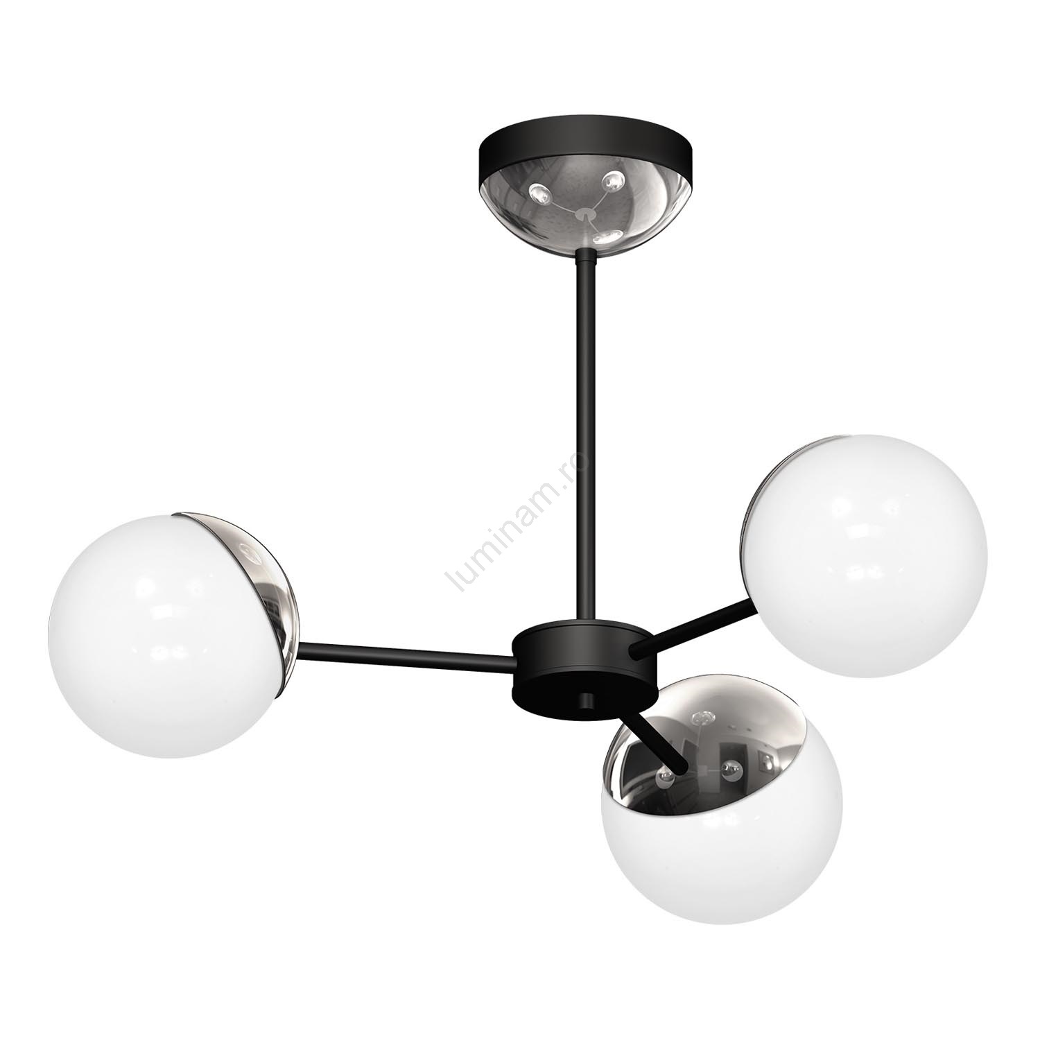 Lustră pe tijă SFERA 3xE14/40W/230V | Luminam