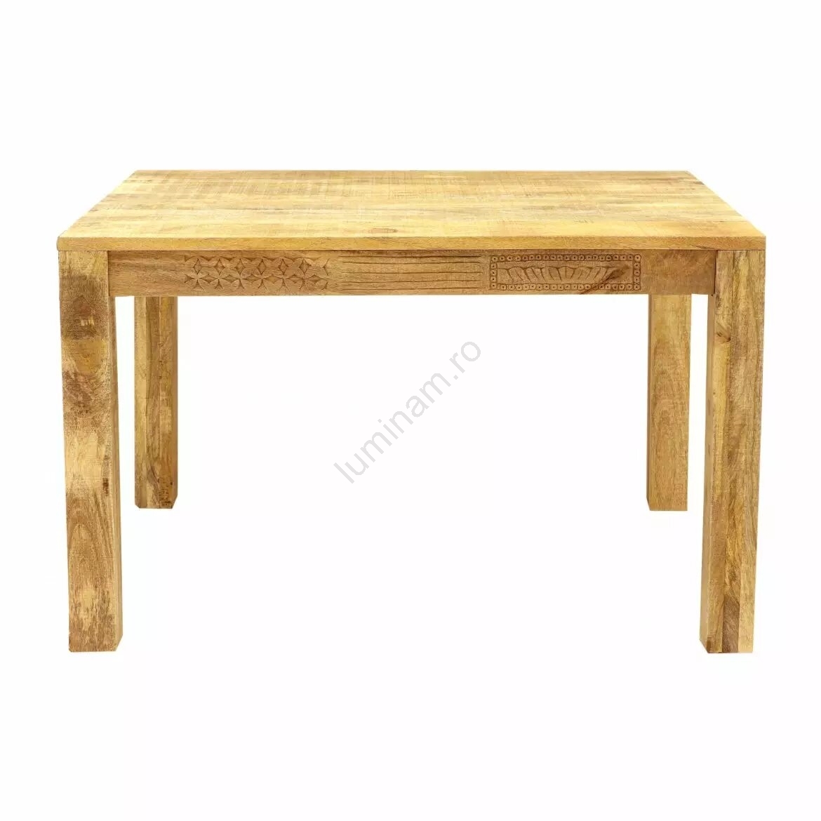 Masă de sufragerie MANU 120x90 m lemn masiv/manghier | Luminam