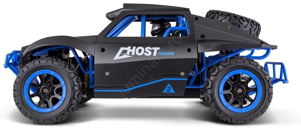 Mașină de raliu teleghidată neagră/albastră | Luminam