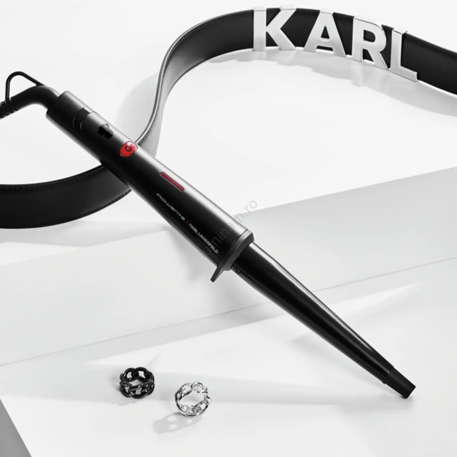 Ondulator conic KARL LAGERFELD negru Rowenta | Luminam