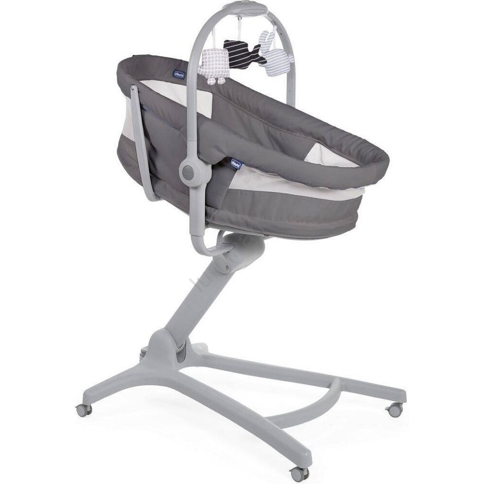 Pătuț pentru bebeluș 4 în 1 BABY HUG gri închis Chicco | Luminam