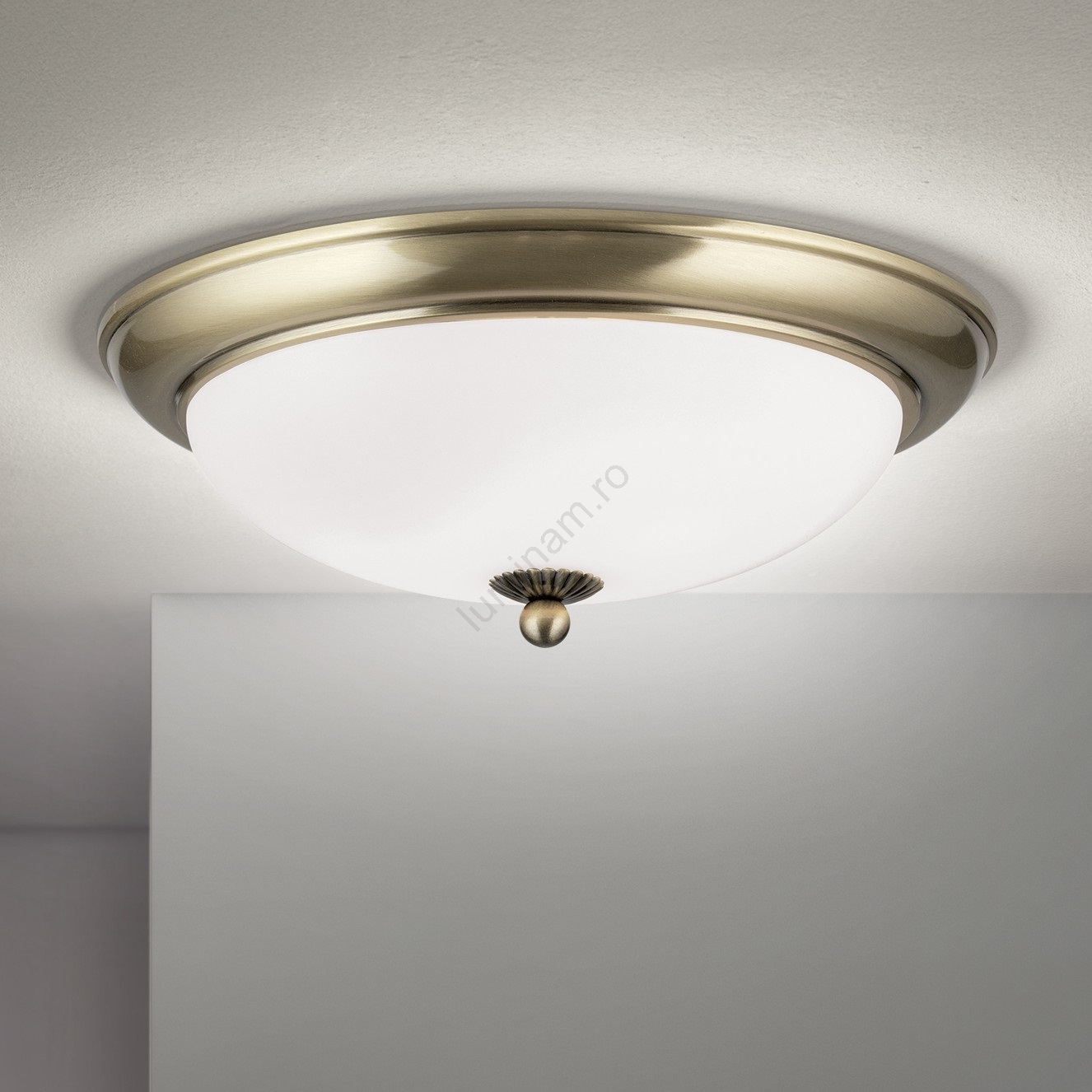 Orion - Plafonieră EMPIRA 2xE27/40W/230V Ø 35,5 cm bronz | Luminam