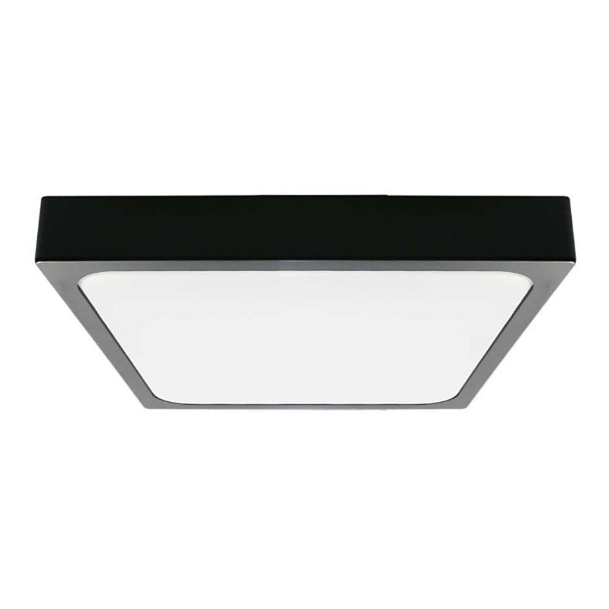 Plafonieră LED de exterior cu senzor LED/18W/230V 4000K IP44 neagră ...