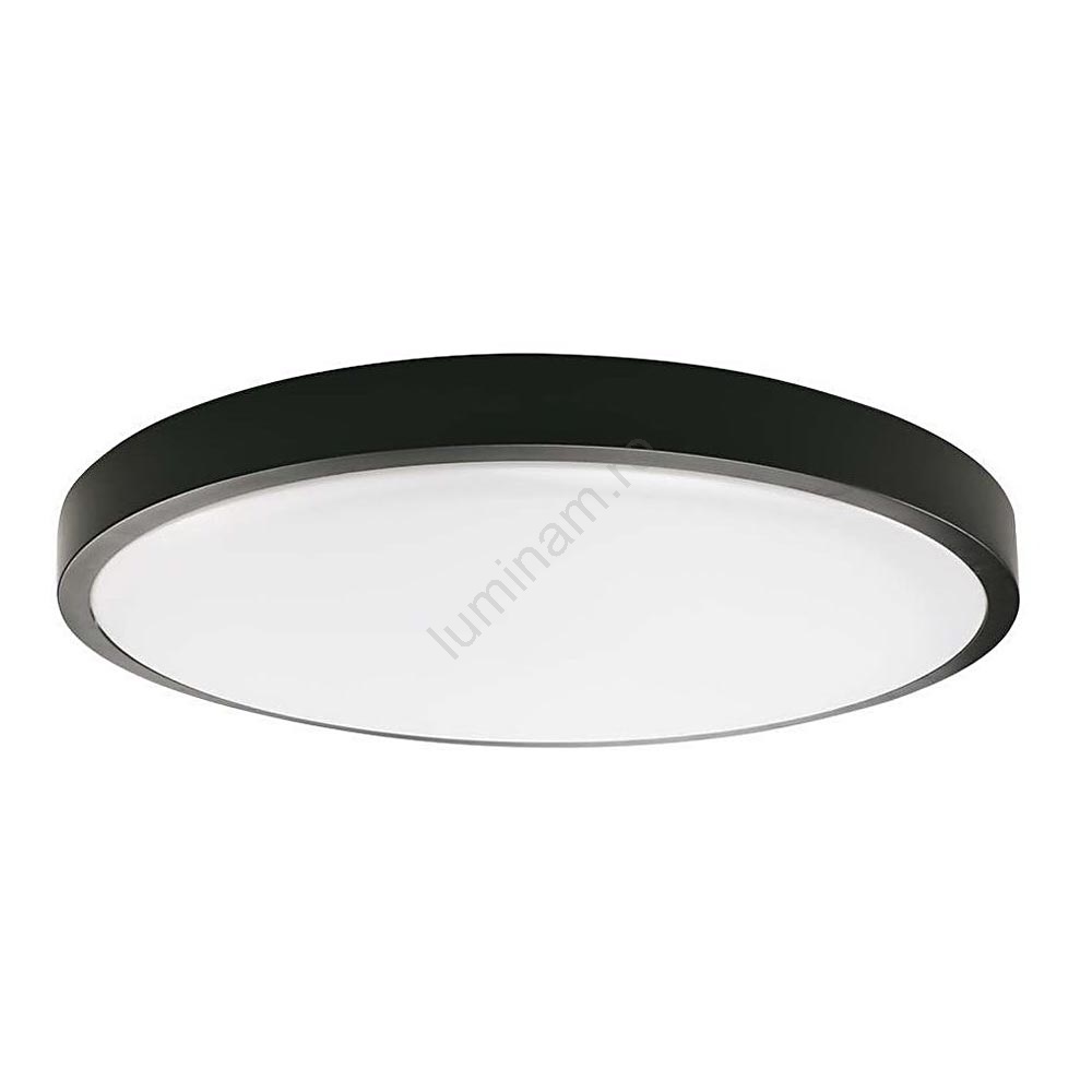 Plafonieră LED de exterior cu senzor LED/24W/230V 4000K IP44 neagră ...