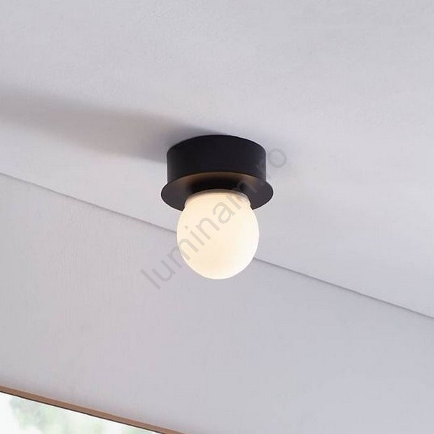 Plafonieră LED pentru baie Eglo 900659 MOSIANO LED/3,3W/230V IP44 negru ...