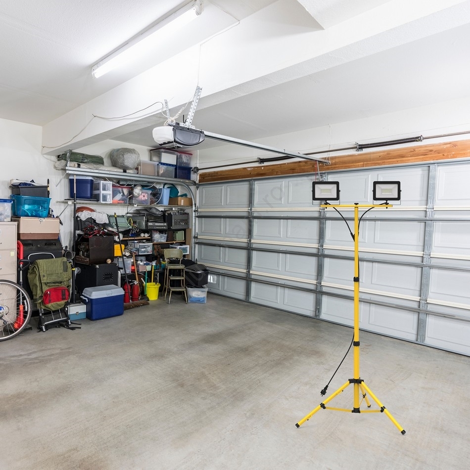 Proiector LED cu suport 2xLED/50W/230V 4000K IP44 | Luminam