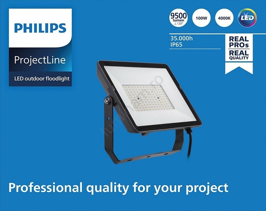 Proiector LED de exterior PROJECTLINE LED/100W/230V IP65 4000K Philips ...