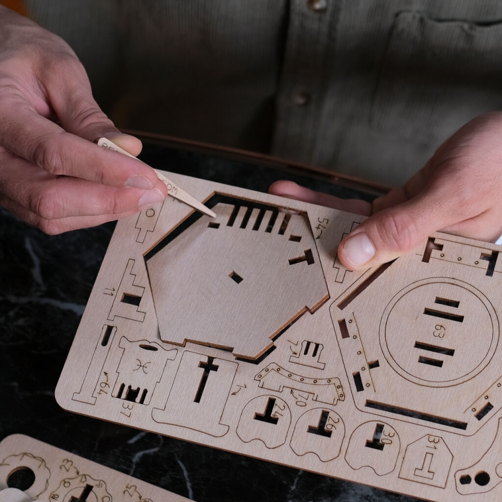 Puzzle mecanic 3D din lemn Fort Knox Pro EscapeWelt | Luminam