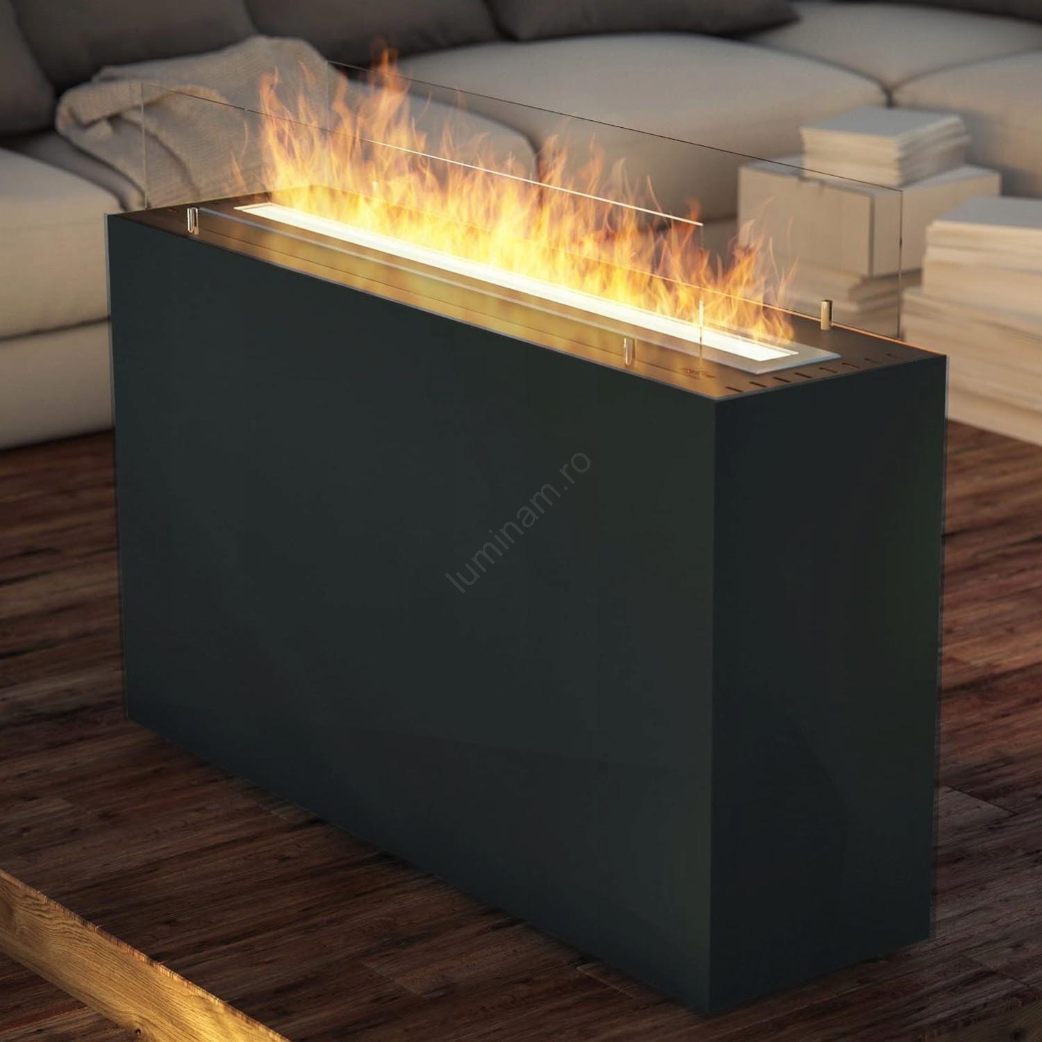 Șemineu BIO 110x65 cm InFire | Luminam
