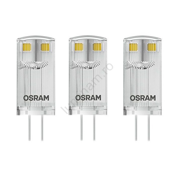 SET 3x Bec LED G4/0,9W/12V 2700K - Osram | Luminam