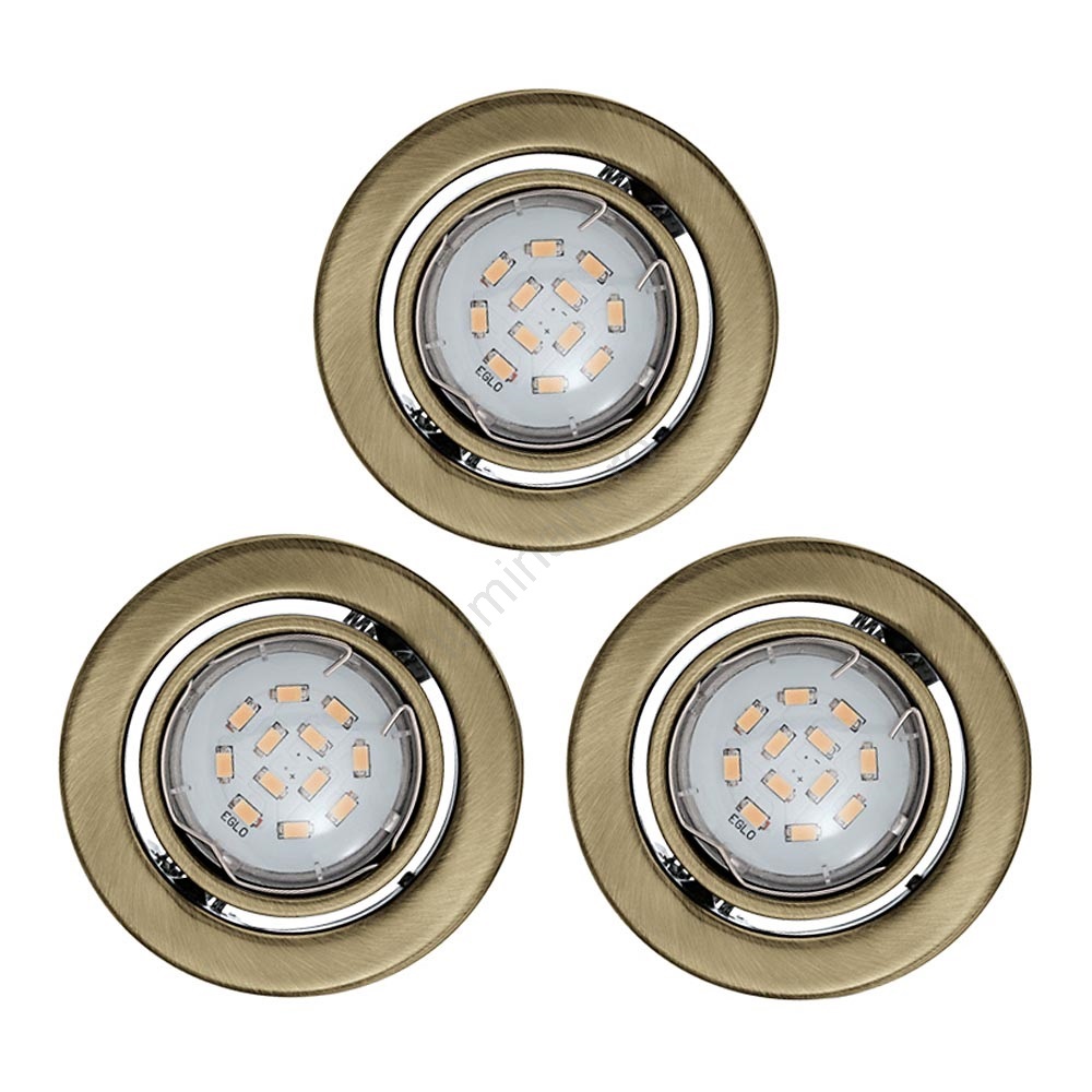 SET 3x Corp de iluminat LED tavan fals 1xGU10/5W/230V IGOA | Luminam