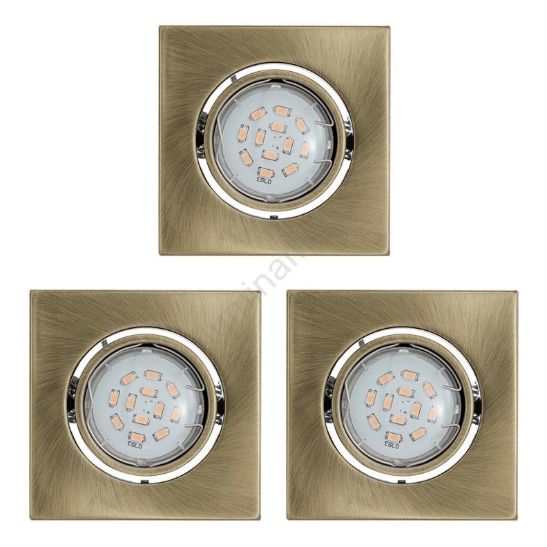SET 3x Corp de iluminat LED tavan fals 1xGU10/5W/230V IGOA | Luminam