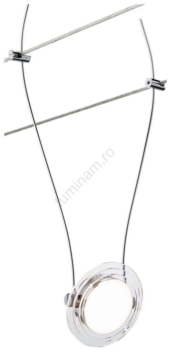SET 6x lustră pe cablu LED/4W TWIST COIN 230V Paulmann 94117 | Luminam