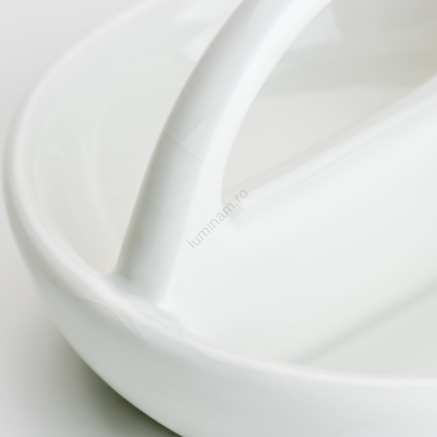 Solniță ceramică Alena alb | Luminam