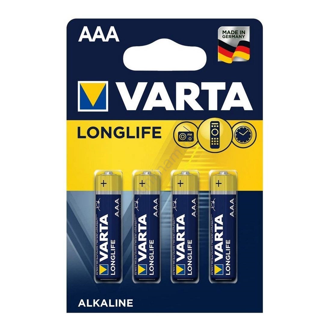 Varta 4103 - 4 buc Baterii alcaline LONGLIFE EXTRA AAA 1,5V | Luminam