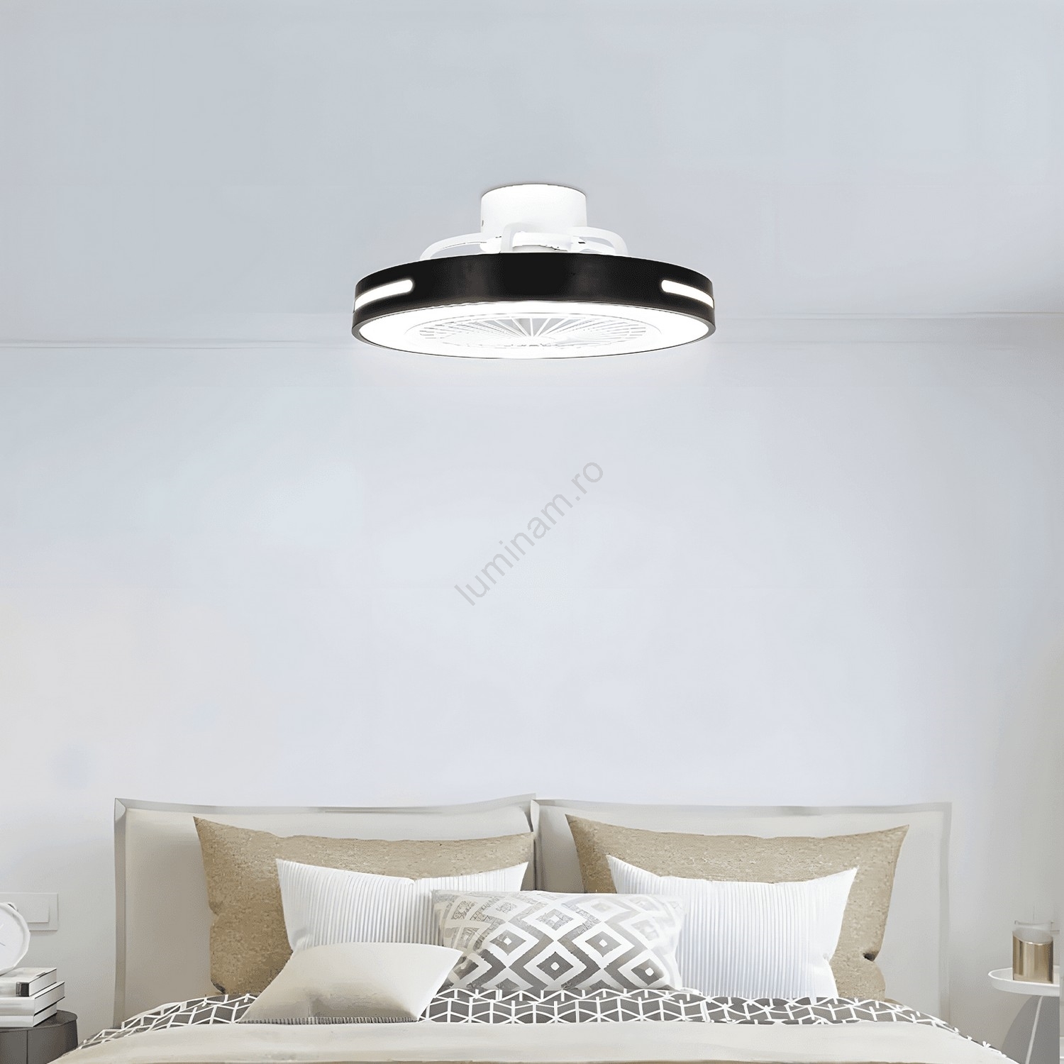 Ventilator LED RGB dimabil de tavan Aigostar LED/40W/230V 2700-6500K ...