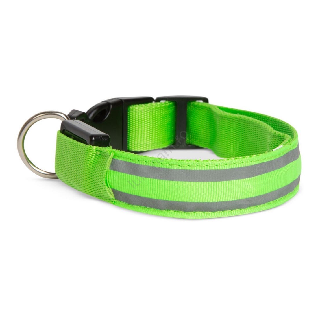 Zgardă LED reîncărcabilă 45-52 cm 1xCR2032/5V/40 mAh verde | Luminam
